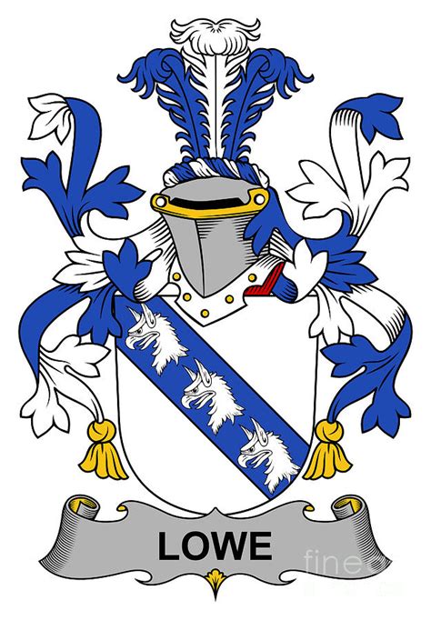 Lowe Coat Of Arms Irish Digital Art By Heraldry Fine Art America