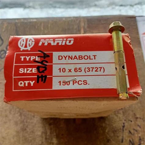 Jual Dynabolt Baut 10 Mm X 65 Mm Dinabol Dinabor Dyna Bolt Tanam