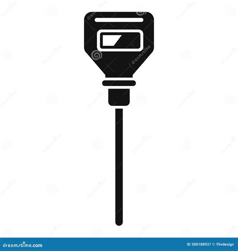 Sensor Device Ph Icon Simple Vector Level Ph Meter Stock Illustration
