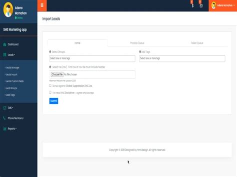 sms marketing app with 3 api sas module twilio telnyx plivo upwork