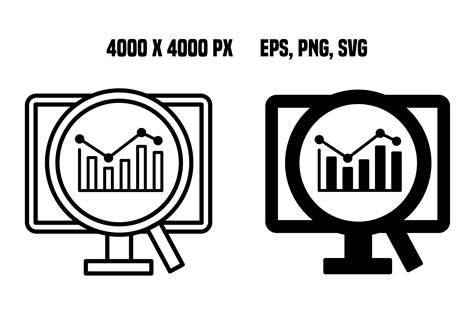 Monitoring Icons Graphic By Yulidor · Creative Fabrica