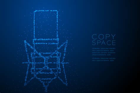 추상 기하학적 Bokeh 원형 도트 픽셀 패턴 레트로 마이크 음악 장비 개념 디자인 블루 컬러 일러스트 블루 그라데이션 배경 복사 공간에 고립 된 벡터 가수에 대한 스톡