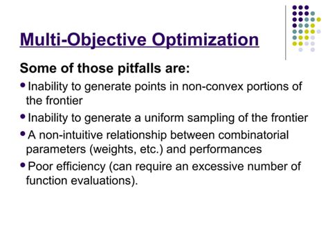 Multi Objective Optimization Ppt
