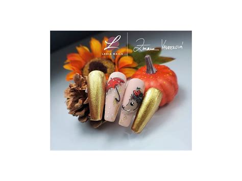 GOLD PAINT UV LED Barevný Gel Lesia Nails