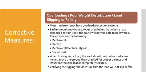 Crane Safety PowerPoint Presentation Pptx Weather Science
