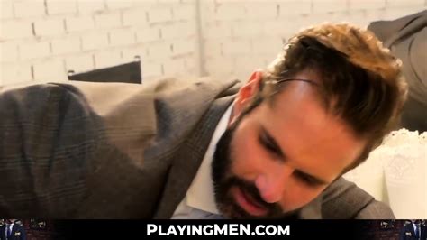 Hunk In Formal Attire Rimmed And Screwed From Behind