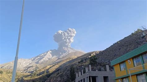 Nuevas Explosiones Se Registran En El Volcán Ubinas Este Jueves Mudo