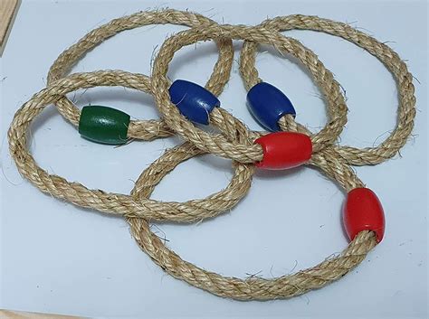 Adeptna Wooden Garden Indoor Outdoor Quoits Traditional Classic