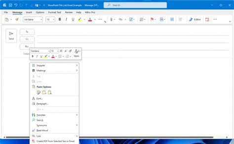How To Attach Sharepoint Files As Links In Outlook Computer Services And Solutions Inc