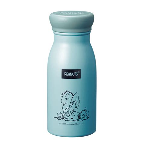 スヌーピーメイト ミルラテステンレスボトル200ml｜販促品のエスピィ もらってうれしい販促品がずらり