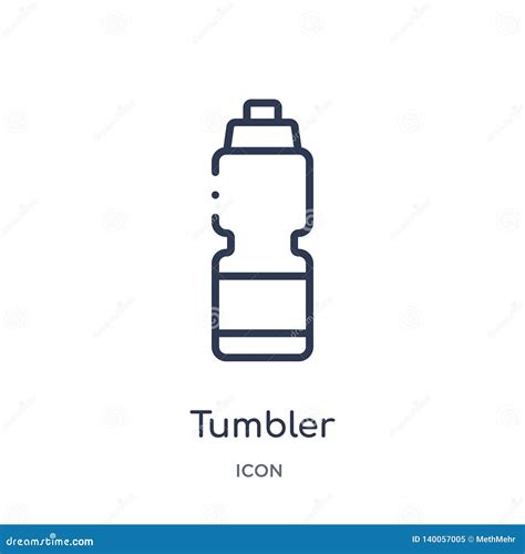 Tumbler Icon Simple Flat Style Vector Illustration