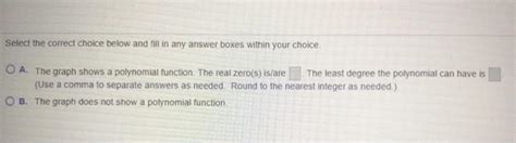 Solved O E 10 Select The Correct Choice Below And Fill In Chegg Com