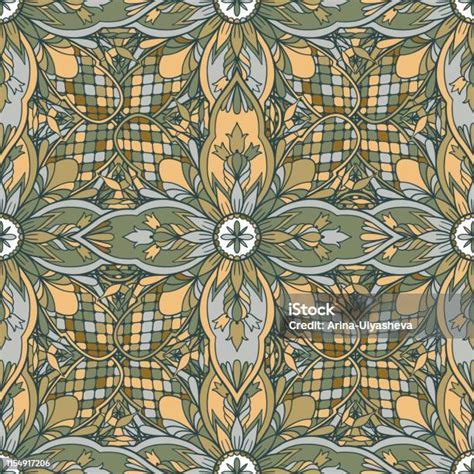 완벽 한 패턴 모자이크 동양 전통적인 골동품 장식 민속 동양 민족 타일 0명에 대한 스톡 벡터 아트 및 기타 이미지 0명 골동품 기하 도형 Istock