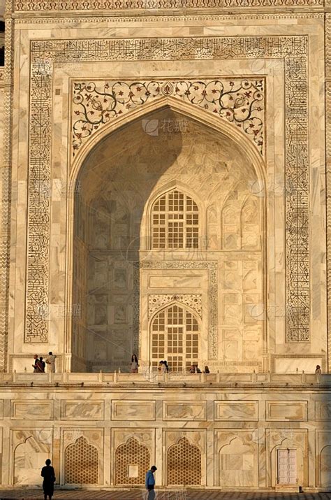 泰姬陵，阿格拉，印度素材 花瓣网