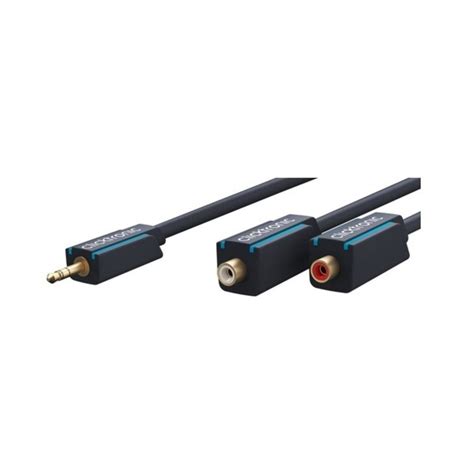 Clicktronic 35mm Male To Stereo Rca Female 01m Big W
