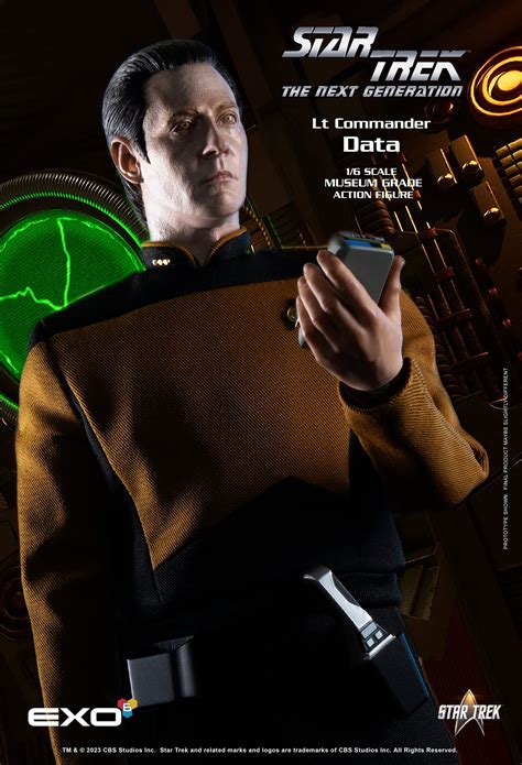 Star Trek The Next Generation Lt Commander Data Figure By Exo 6