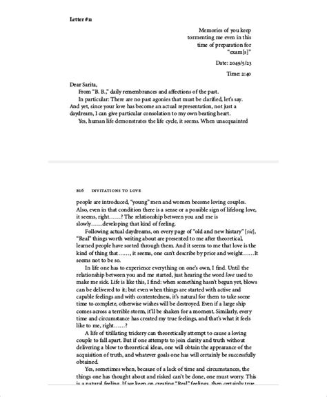 Free 24 Sample Love Letter Templates In Pdf Ms Word