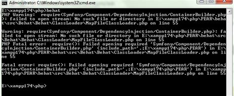 Php Behat Installation On Windows Stack Overflow
