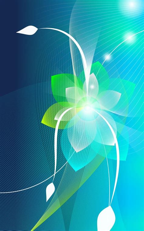 Картинка Wireframe Flower цветок сетка