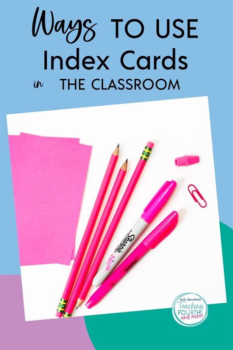 Ways To Use Index Cards In The Classroom Classroom Teaching Vocabulary Teaching Reading