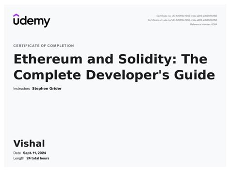 Vishal Sabhadiya On Linkedin 👉 Successfully Completed The Ethereum And