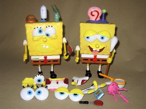 Spongebob Squarepants Switch Em Up Potato Head Figure Playset 2002 Lot 1854451924