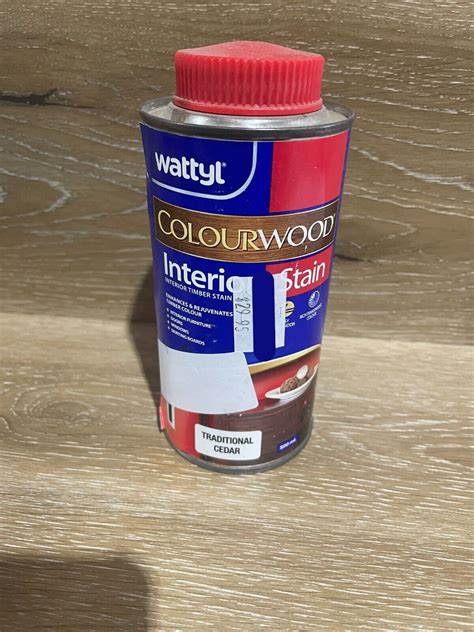 Wattyl Colourwood Interior Stain 500ml Traditional Cedar Ebay