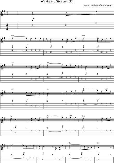 American Old Time Music Scores And Tabs For Mandolin Wayfaring