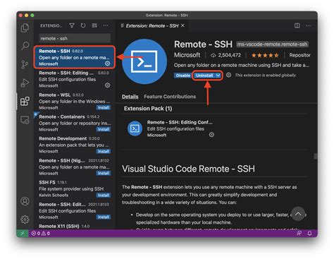 Uninstall Remote Ssh Extension Jonathanhhenson Cs Github Wiki