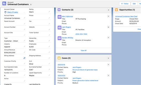 Salesforce Contact Database