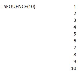 IBM Planning Analytics Tips Tricks Excel SEQUENCE