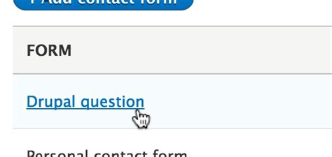 Build A Blog In Drupal 8 Custom Contact Forms Webwash