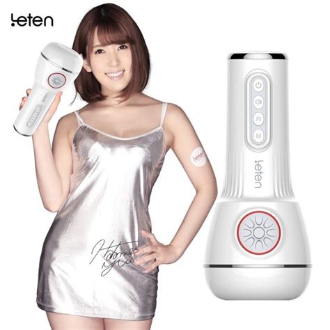•lcs™ Leten Realistic Vagina Strong Sucking Voice Male Masturbator Sex