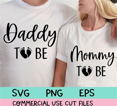 Pregnancy Announcement Svg Bundle Mommy To Be Svg Daddy To Be Etsy