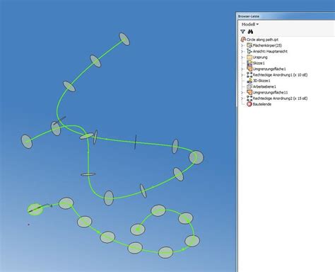 Solved Is It Possible To Pattern A Part Along A Path Autodesk Community