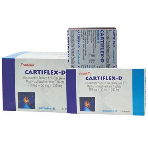 Glucosamine Sulfate Kcl Diacerein Tablet 50 Mg At ₹ 1300 Box In Ludhiana