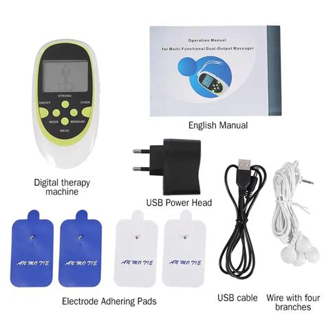 Digital Screen Lcd Massager Physiotherapy Instrument Massage Pulse Tens