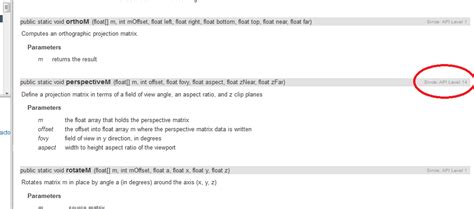 Where Is Perspectivem Method In Androidopenglmatrix Stack Overflow