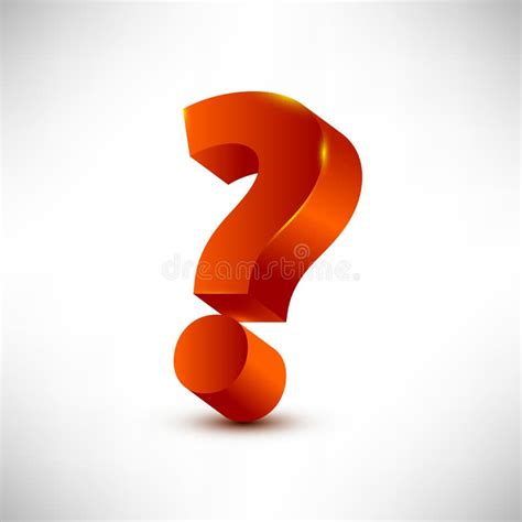 Terrogative Mark Stock Vector Illustration Of Freehand 6683555