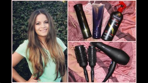 Tutorial How To Blow Dry Curly Frizzy Hair Youtube