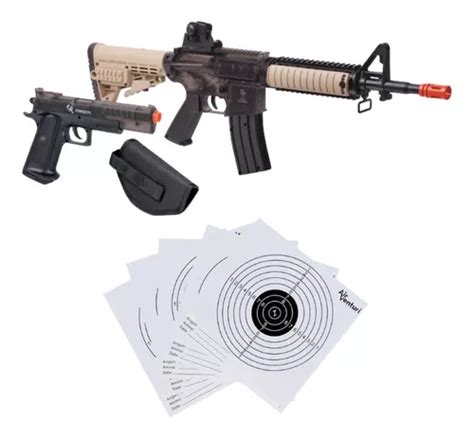 Rifle Game Face M4 Warrior Protection 6mm Xchws C Envío Gratis