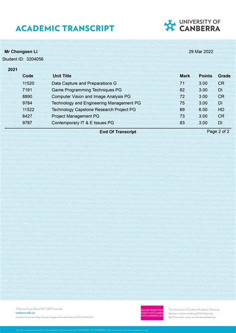 Transcript In Uc Create A Website