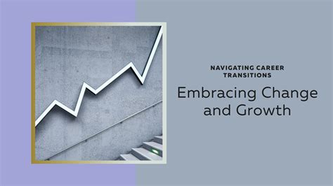 Navigating Career Transitions: Embracing Change and Growth