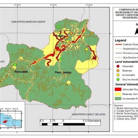 Comparison Of Land Vulnerability Based On Farming Group Conditions And Download Scientific