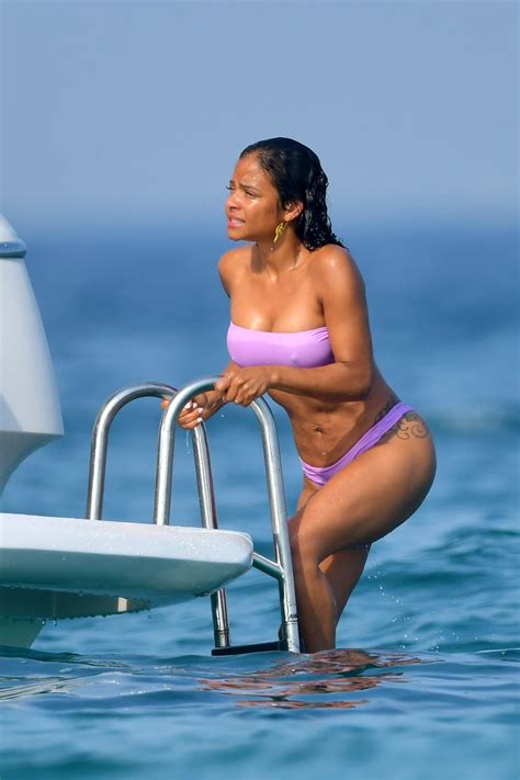 Christina Milian In Bikinis On Vacation In French Riviera 06292019