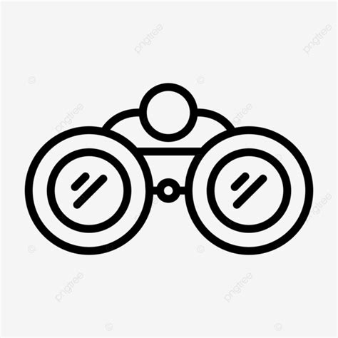 쌍안경 라인 아이콘 벡터 쌍안경 아이콘 분석 쌍안경 Png 일러스트 및 벡터 에 대한 무료 다운로드 Pngtree