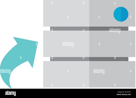 Database Icon In Flat Color Style Hardisk Upload File Server Web