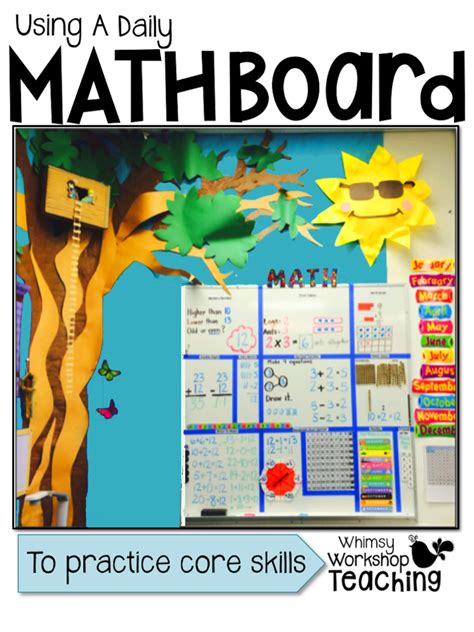 Math Board Daily Practice Whimsy Workshop Teaching
