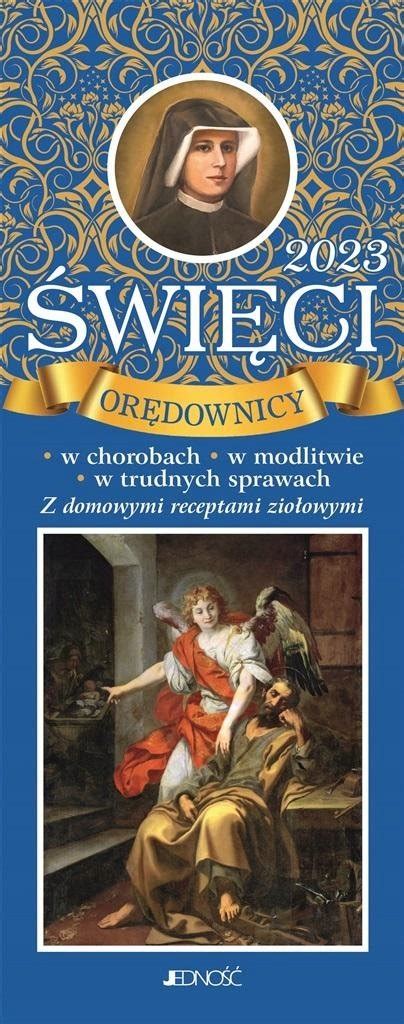 Kalendarz 2023 Święci orędownicy w chorobach Inny producent Sklep