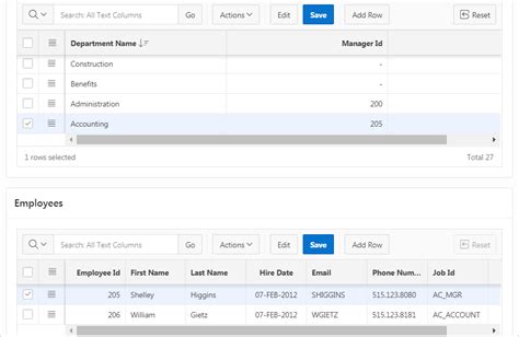 Managing Interactive Grid Region Attributes